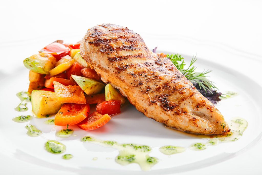 Quick One Pan Chicken-Veggie Roast - Breadfast